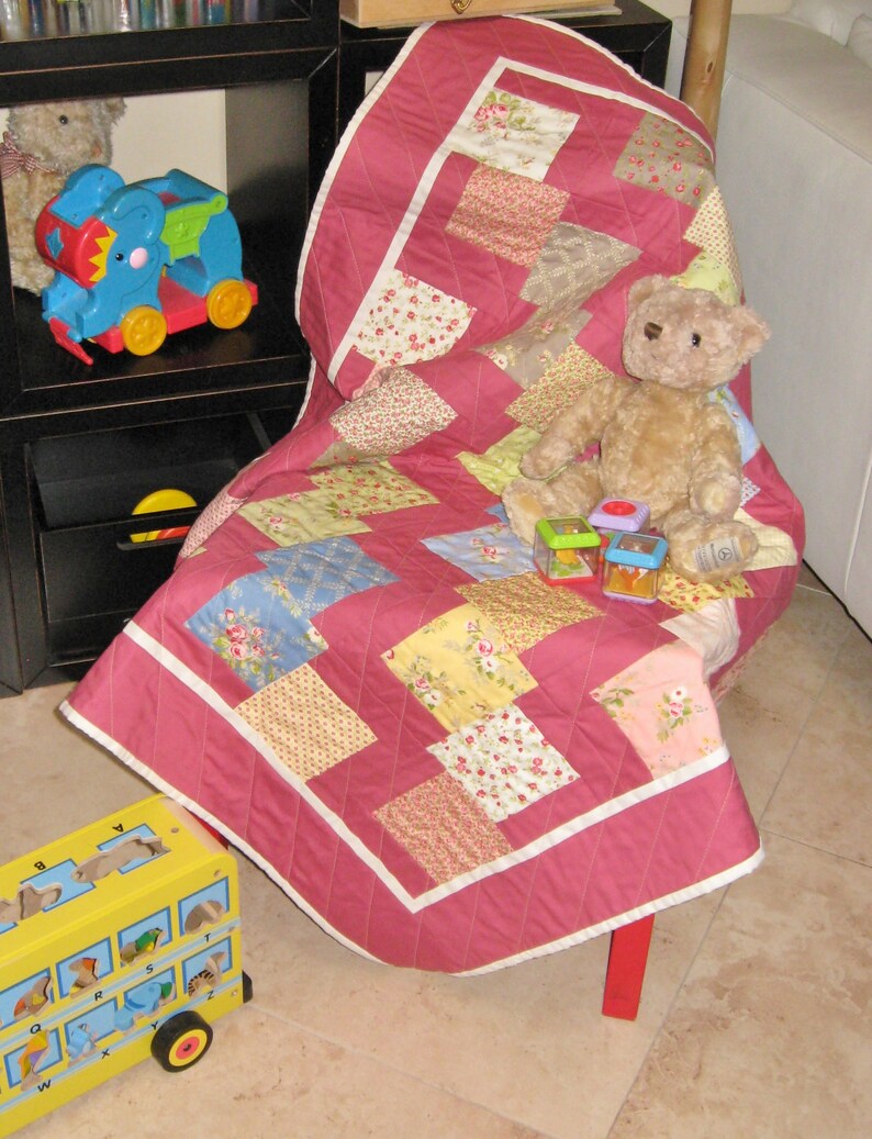 NEW Modern Baby Quilt, Custom Made, Baby Shower Gift, 100% Cotton - Etsy