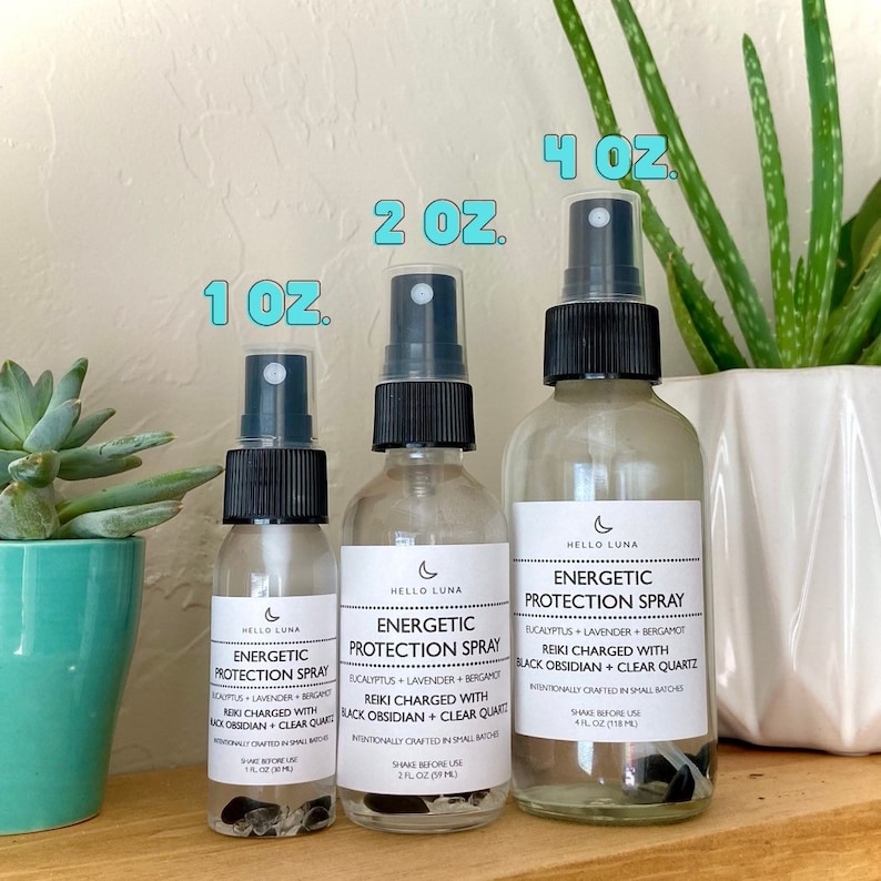 Energetic Protection Spray || Reiki Charged Empath Protection Spray ...