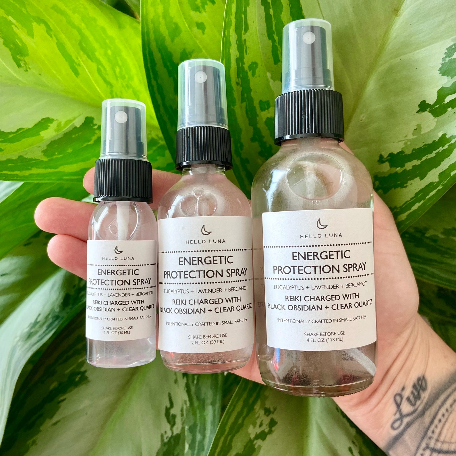 Energetic Protection Spray Reiki Charged Empath Protection - Etsy