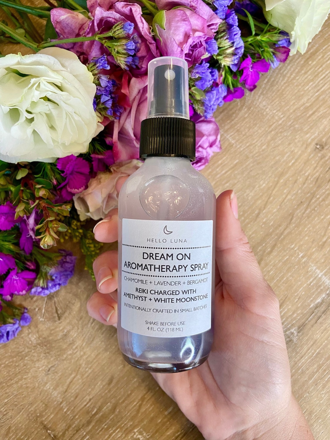 Dream on Aromatherapy Spray || Crystal Infused Sleep Spray || Pillow ...