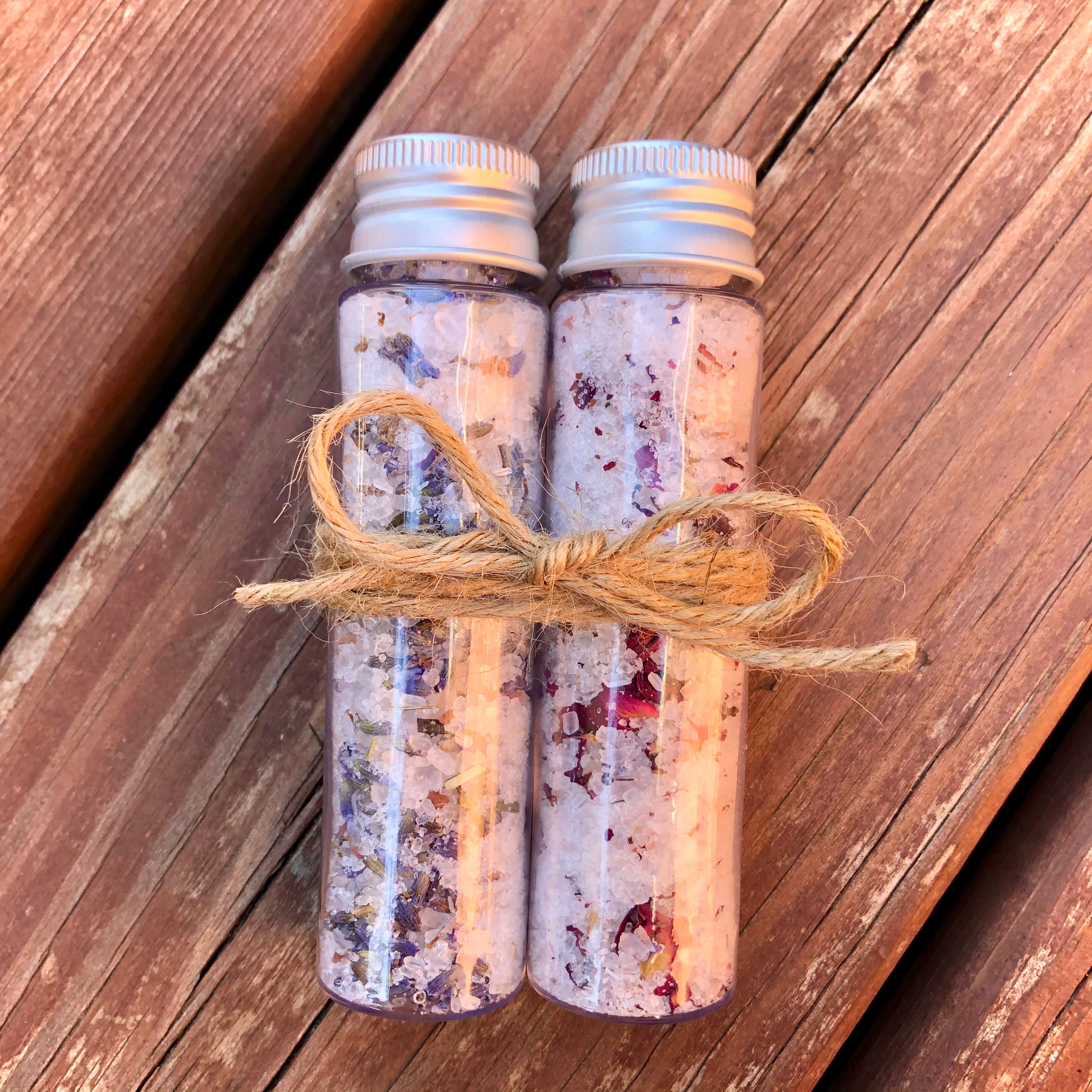 Mini Bath Soak Gift Set: Floral Bath Salts in Tubes - Etsy
