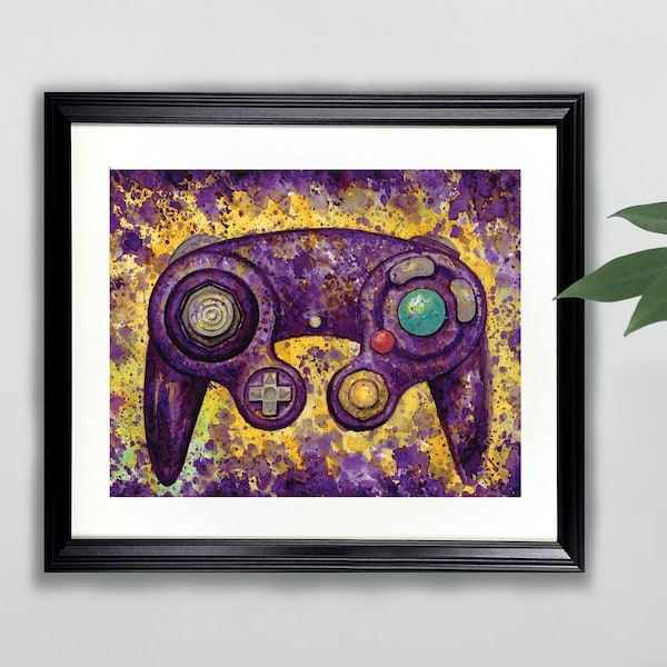 Gamecube Controller Art - Etsy