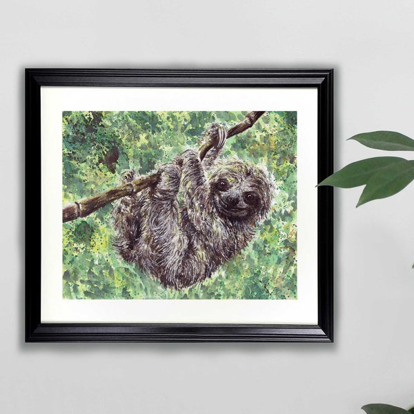 Sloth Painting - Etsy