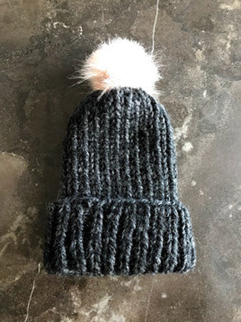 Knitting Pattern, Brit Beanie Pattern, Knit Hat Pattern, Knit Pattern ...