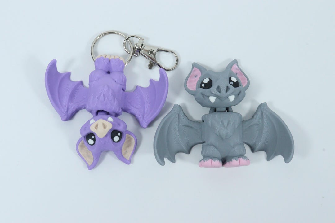 Fidget Friends - Vampire Bat (with or Without Keychain) 3d-printed ...