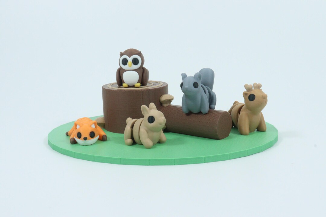 Adventure Minis - Woodland (3d-printed Mini Fidget Toys - Imaginative ...