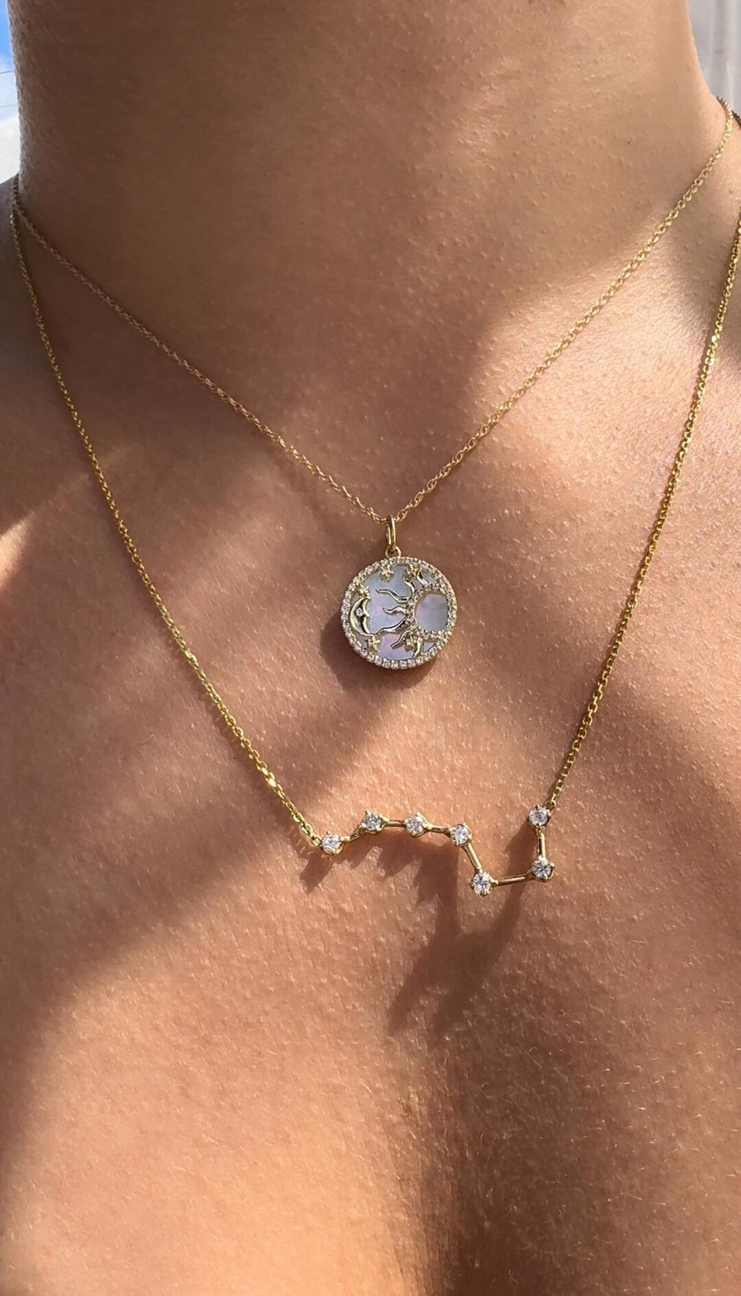 Big Dipper Diamond Necklace - Etsy