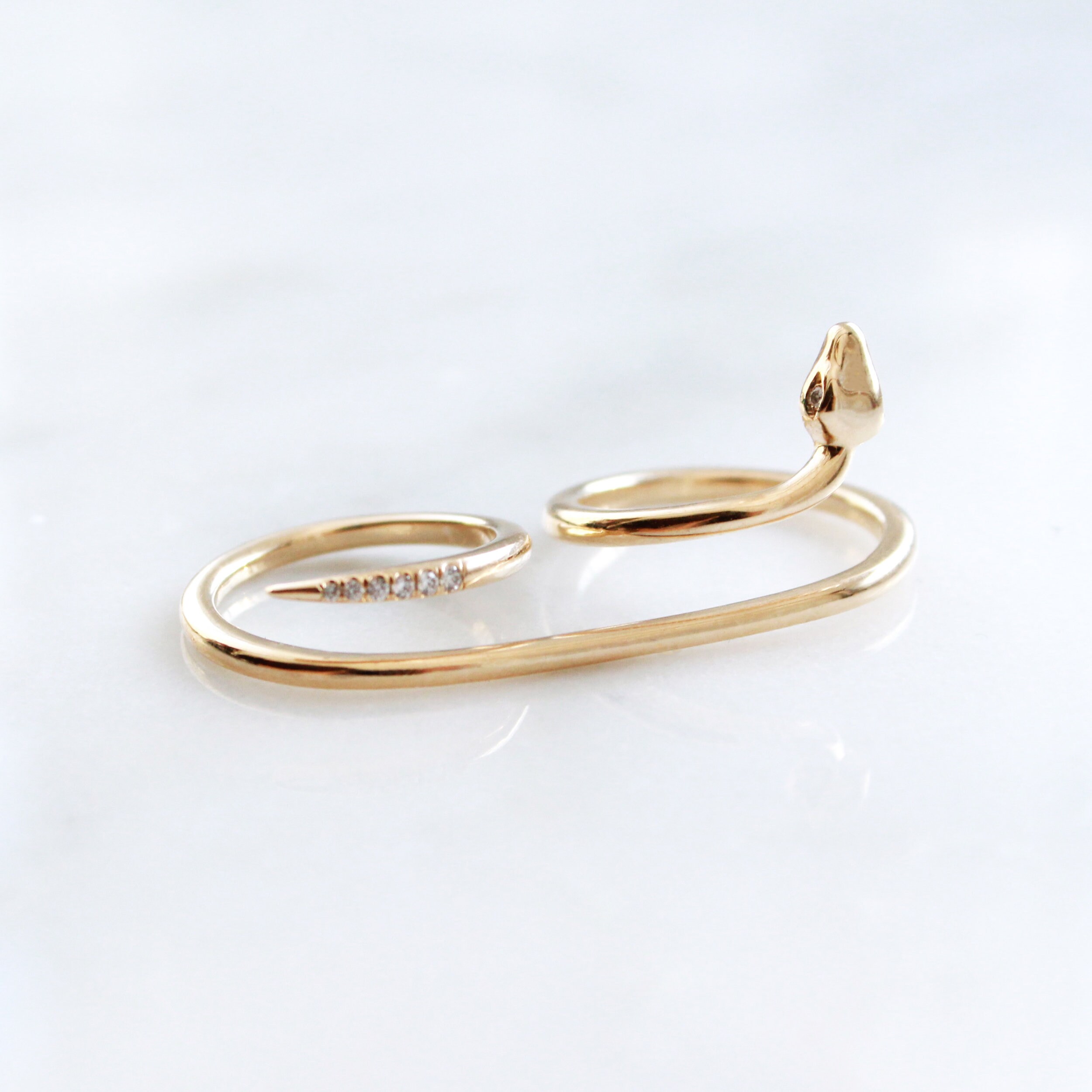 Sesha Snake Ring | Etsy