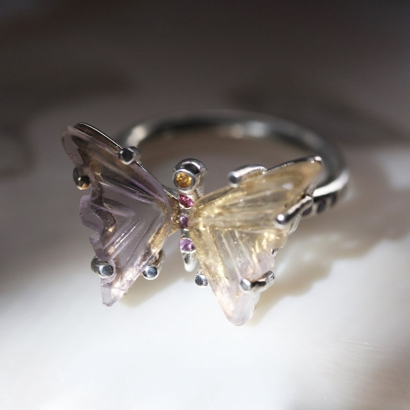Butterfly Ring - Etsy