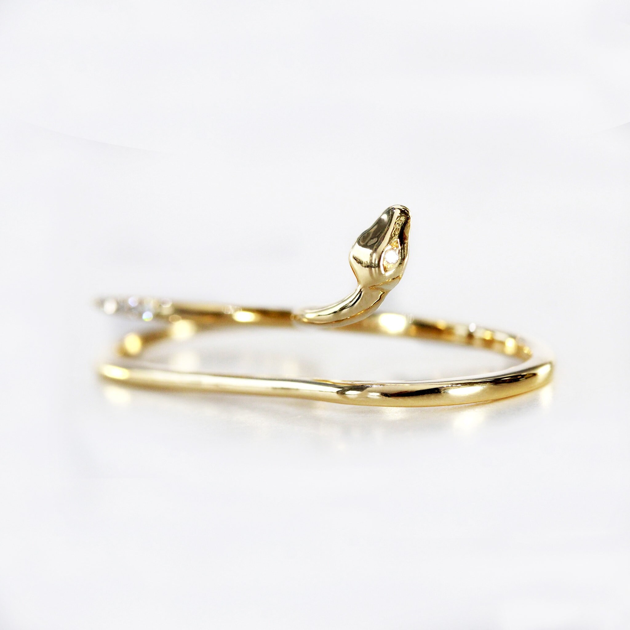 Sesha Snake Ring | Etsy