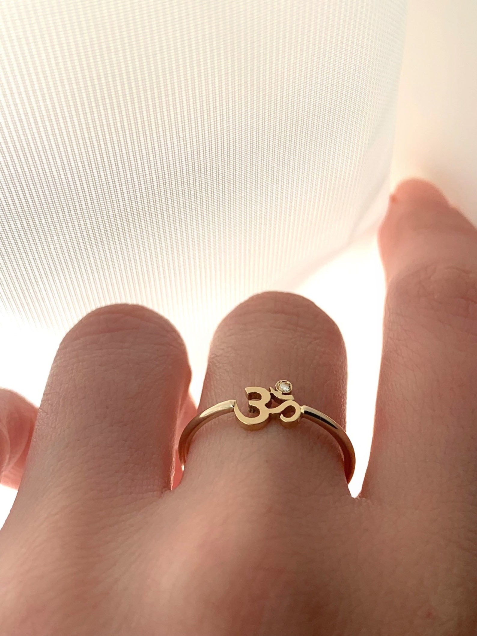 Om Ring - Etsy