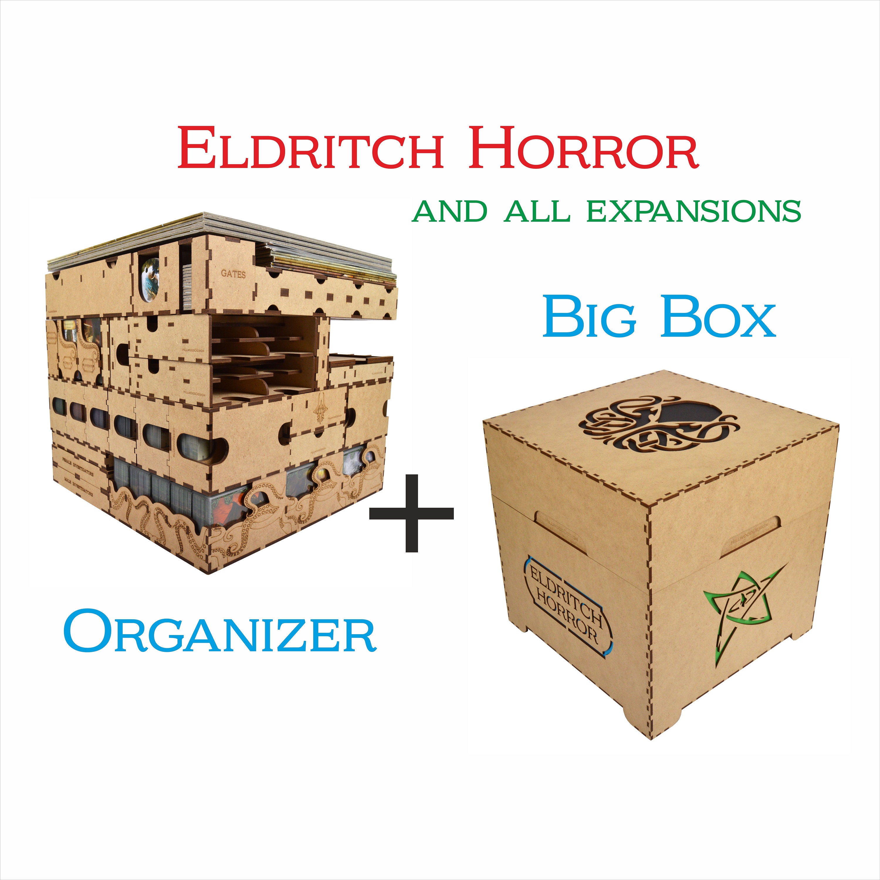 Eldritch Horror Board Game Organizer Including All Add-ons Eldritch ...