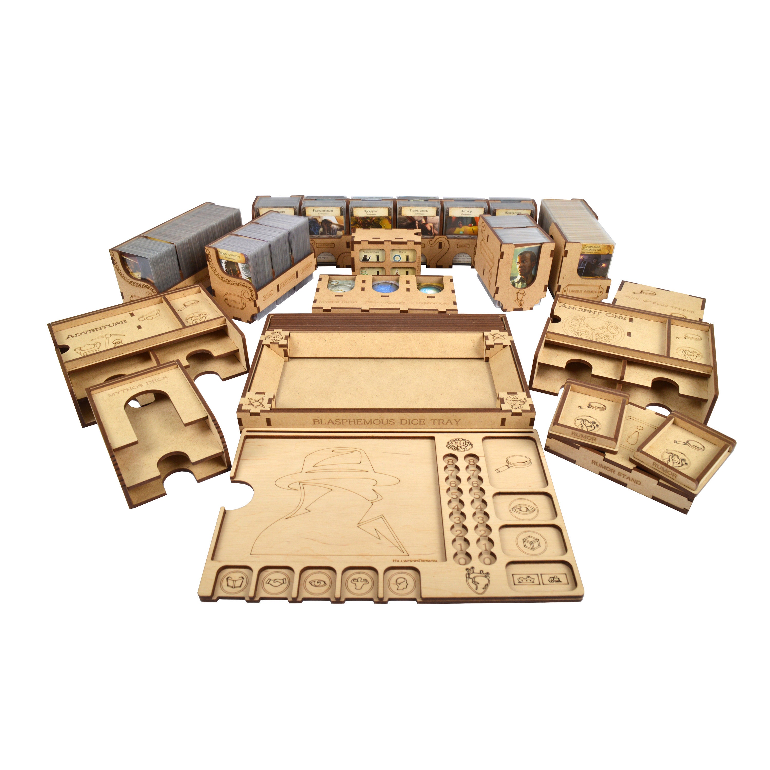 Eldritch Horror Board Game Organizer Including All Add-ons Eldritch ...