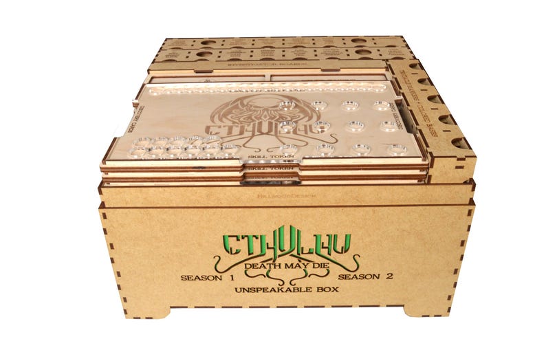 Cthulhu Death May Die Big Box Organizer, Seasons 1-2 + Add-ons - Etsy