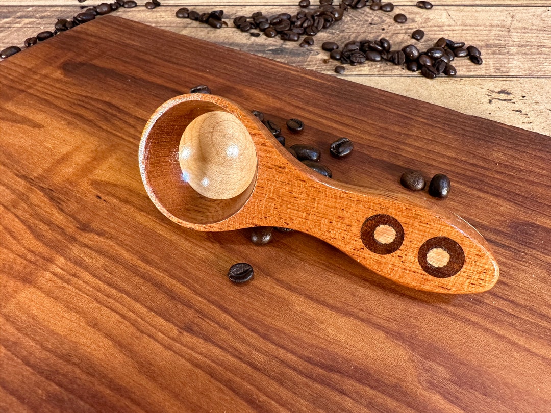 Canadian and Exotic Wooden Coffee Scoop 2412 Handcrafted Coffee Scoop ...