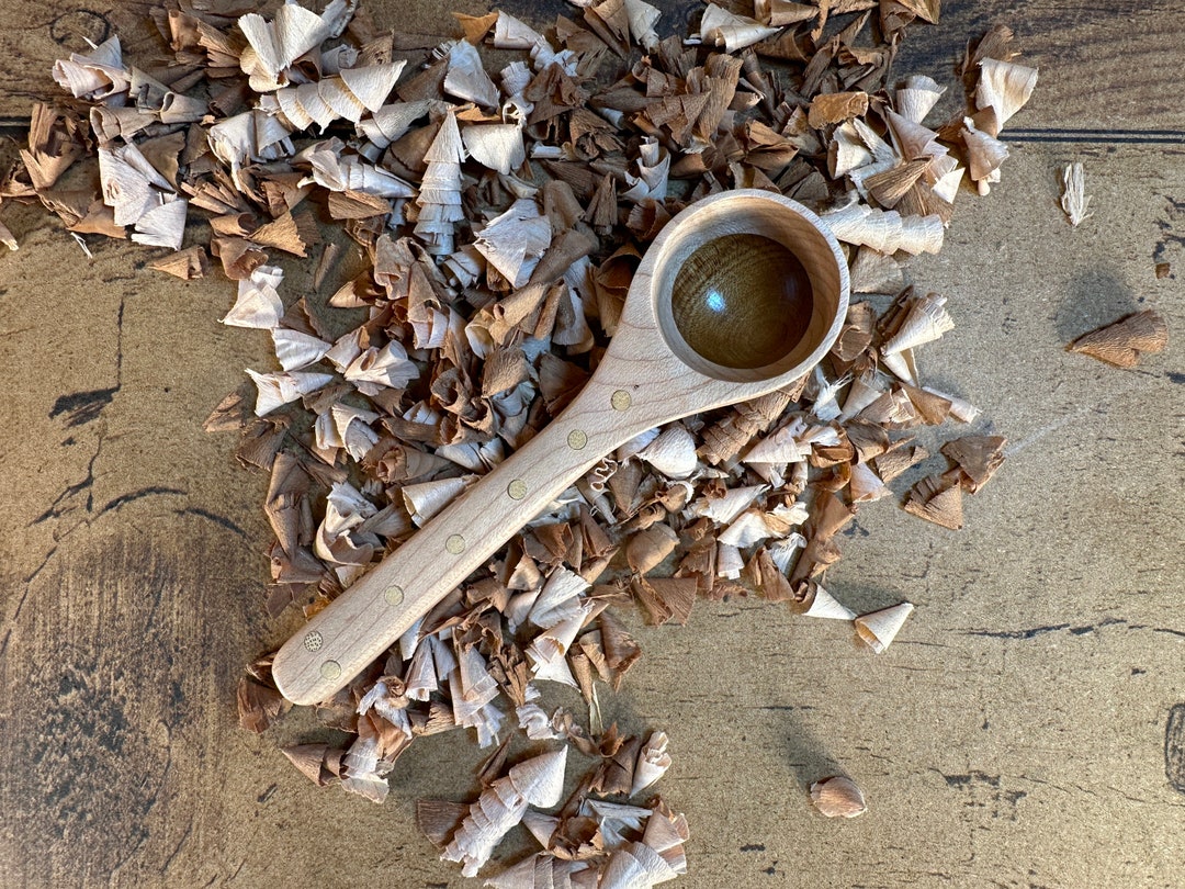 Canadian and Exotic Wooden Coffee Scoop 2407 Handcrafted Coffee Scoop ...