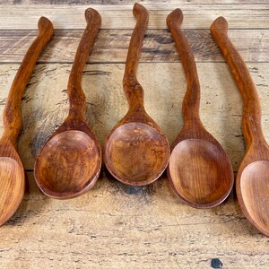 Wicked Crooked Wooden Spoon | Handcrafted Maple Spoon - Etsy