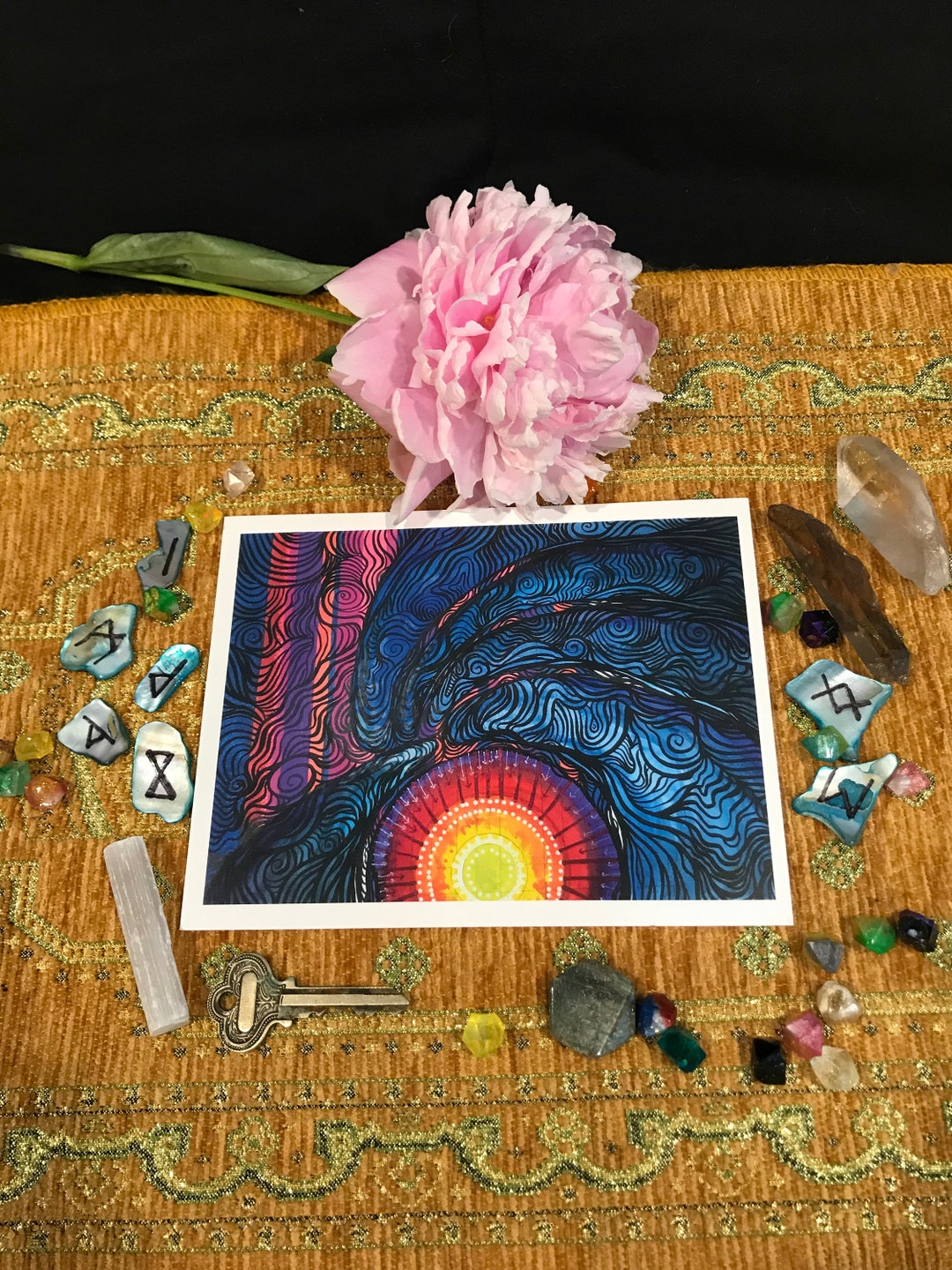 NEW Emergent Art Print Abstract Art Watercolor Painting Ink Art Dream ...