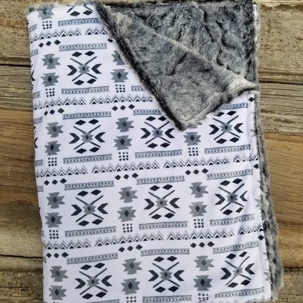 Aztec Blanket - Etsy