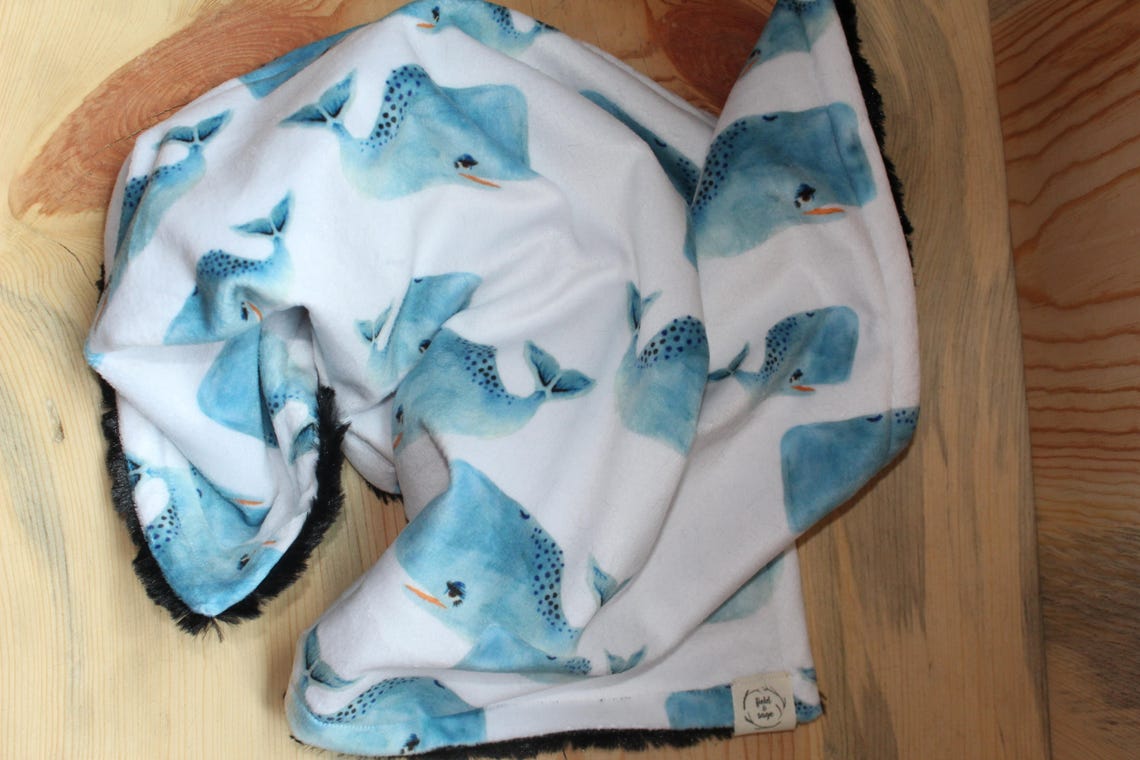 Whale Blanket-whale Baby Blanket-whale Nursery-baby Shower - Etsy UK