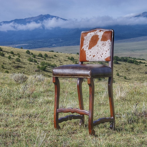 Classic Cowhide Bar Stool 4 Seat Minimum Required - Etsy