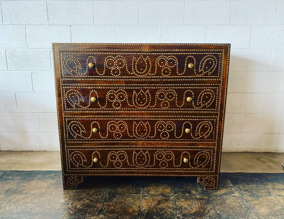 Hand Nailed Spanish Chest of Drawers - Etsy