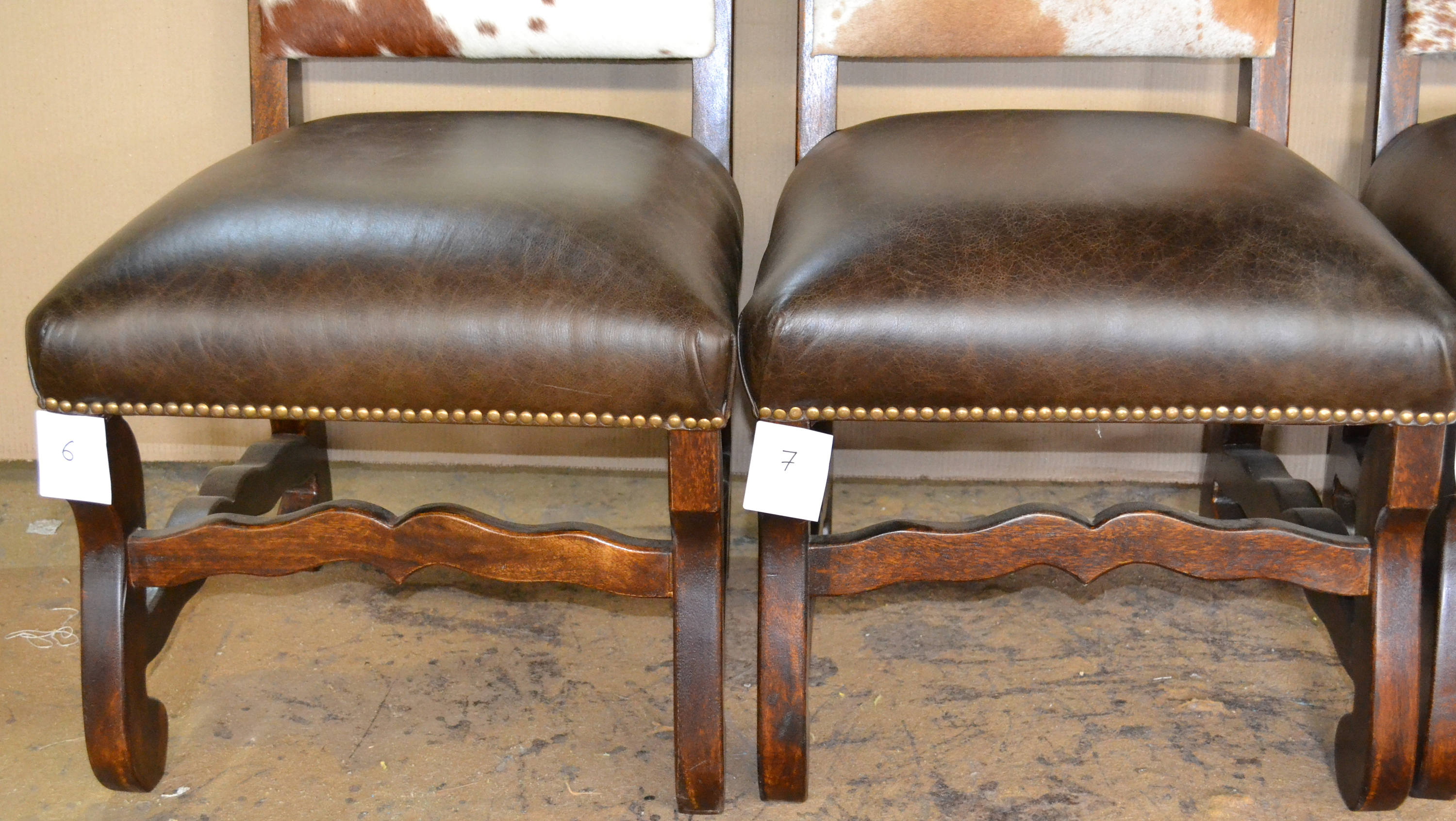 Classic Cowhide Chair 4 Seat Minimum Required | Etsy