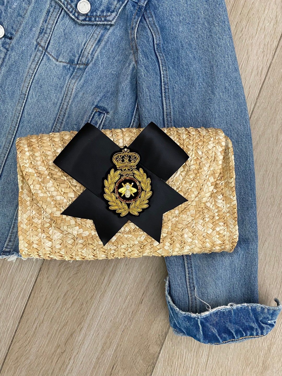 Bow, Silk Bow, Ribbon, Bee, Crest, Bees, Crown, Crest Patch, Rattan ...