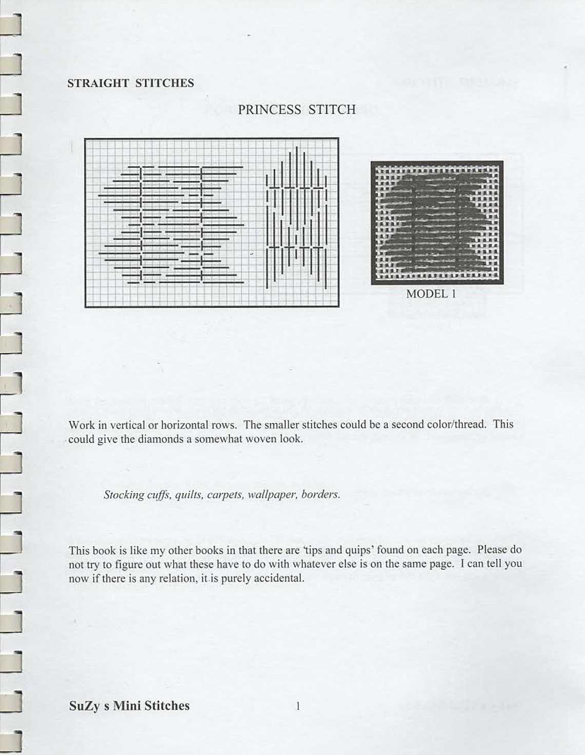 SUZY'S MINI STITCHES Suzy Murphy Stitch Guide - Etsy
