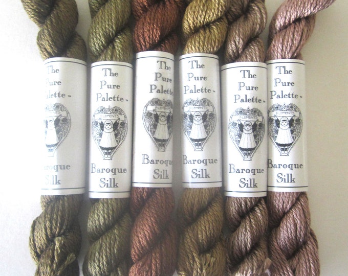 Pure Palette BAROQUE SILK 6 Skeins - Etsy