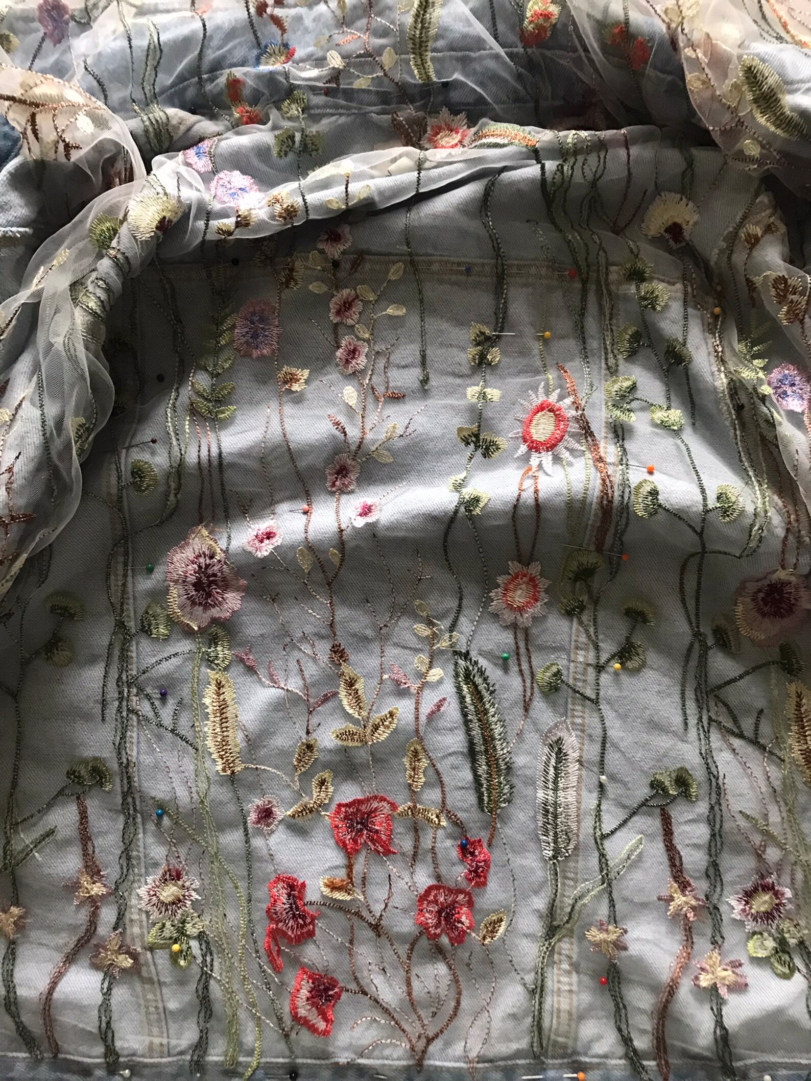 Tutorial, Pdf, Denim Jacket, Mesh Inserts, Net Panels, Refashioned ...