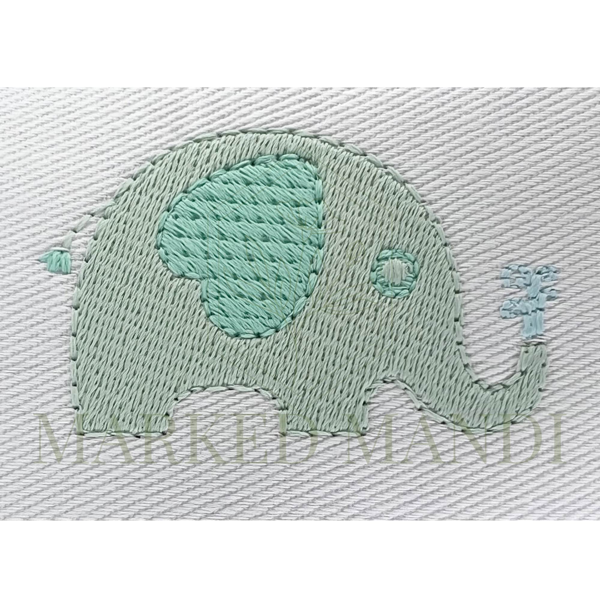 Elephant Fill Stitch Machine Embroidery Design - Etsy