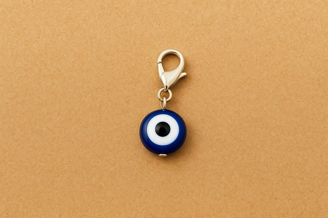 Tiny Evil Eye Clip-on Charm: Alloy Pet Collar, Zipper Pull - Etsy