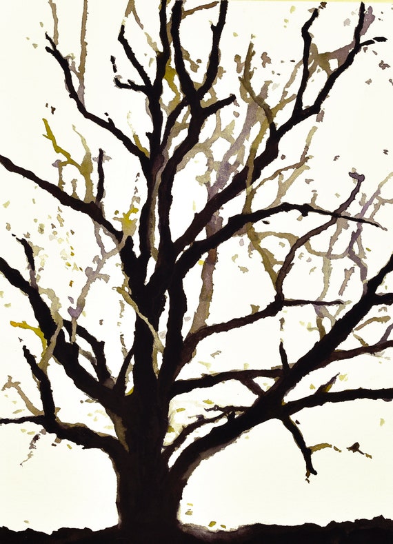 Bare Tree Painting