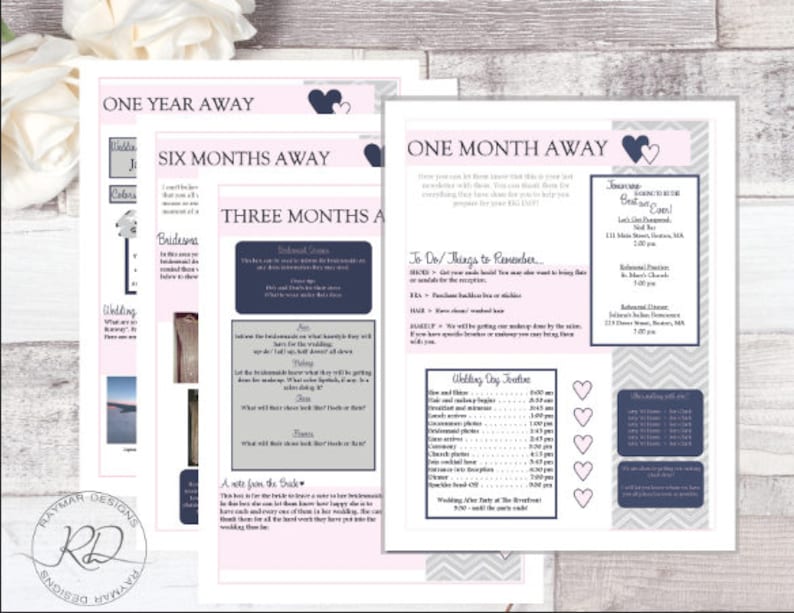 Bridal Newsletter. Package. Chic Chevron. Wedding Stationary. Wedding ...