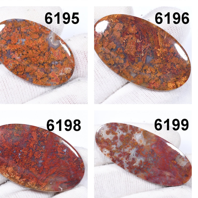 Moss Agate Cabochon - Etsy