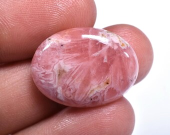 40mm pink rhodochrosite oval cabochon cab S1 17492