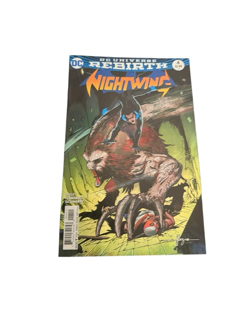 DC Universe Rebirth Nightwing 4 Comics Book November 2016 Seeley ...