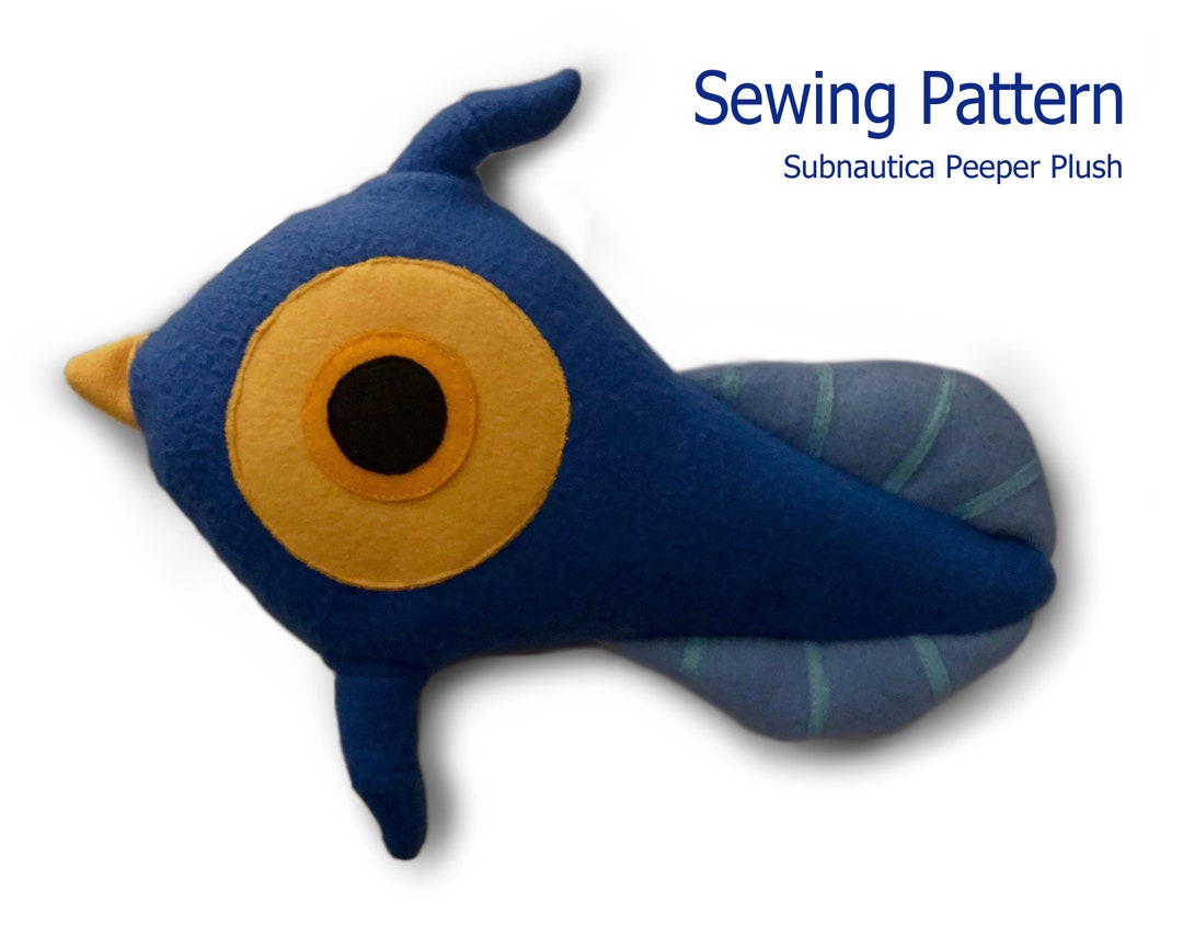 Subnautica Peeper Plush Sewing Pattern - Etsy UK