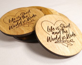 Quote coasters | Etsy