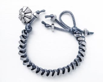 Hex nut bracelet | Etsy