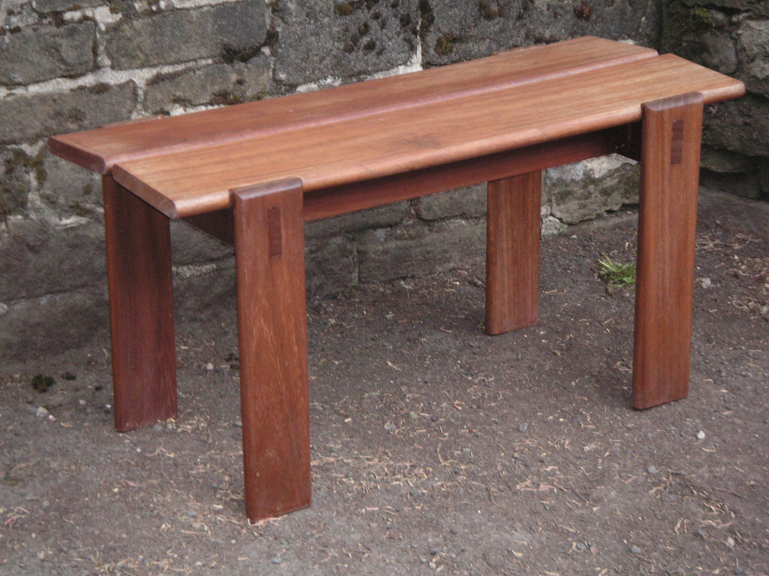 Iroko Garden Bench - Etsy UK