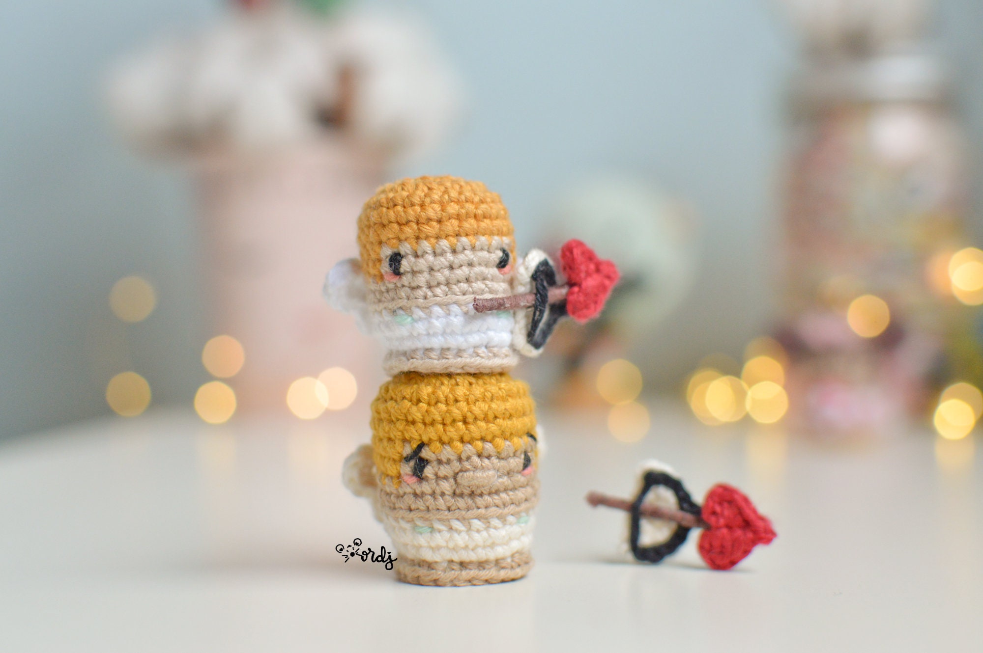 SPANISH/ENGLISH Pattern of Mini Cupid Cube Amigurumi | Mini Cupid ...