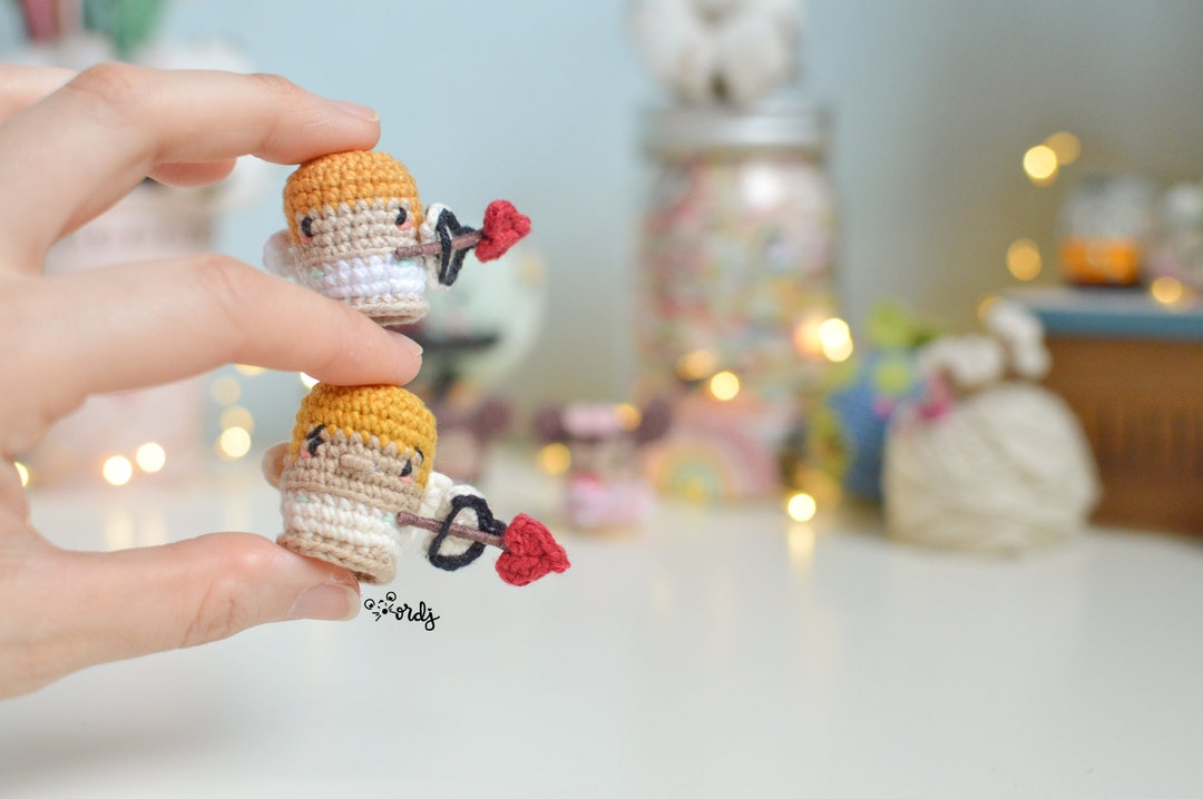 SPANISH/ENGLISH Pattern of Mini Cupid Cube Amigurumi Mini Cupid ...