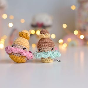 Patrón ESPAÑOL/INGLÉS de Mini hada de azúcar amigurumi, guía de tejido ...
