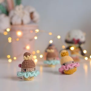 Patrón ESPAÑOL/INGLÉS de Mini hada de azúcar amigurumi, guía de tejido ...