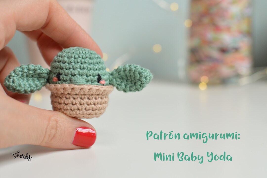 Amigurumi Pattern in Spanish/english to Make a Mini Baby Yoda, Mini ...