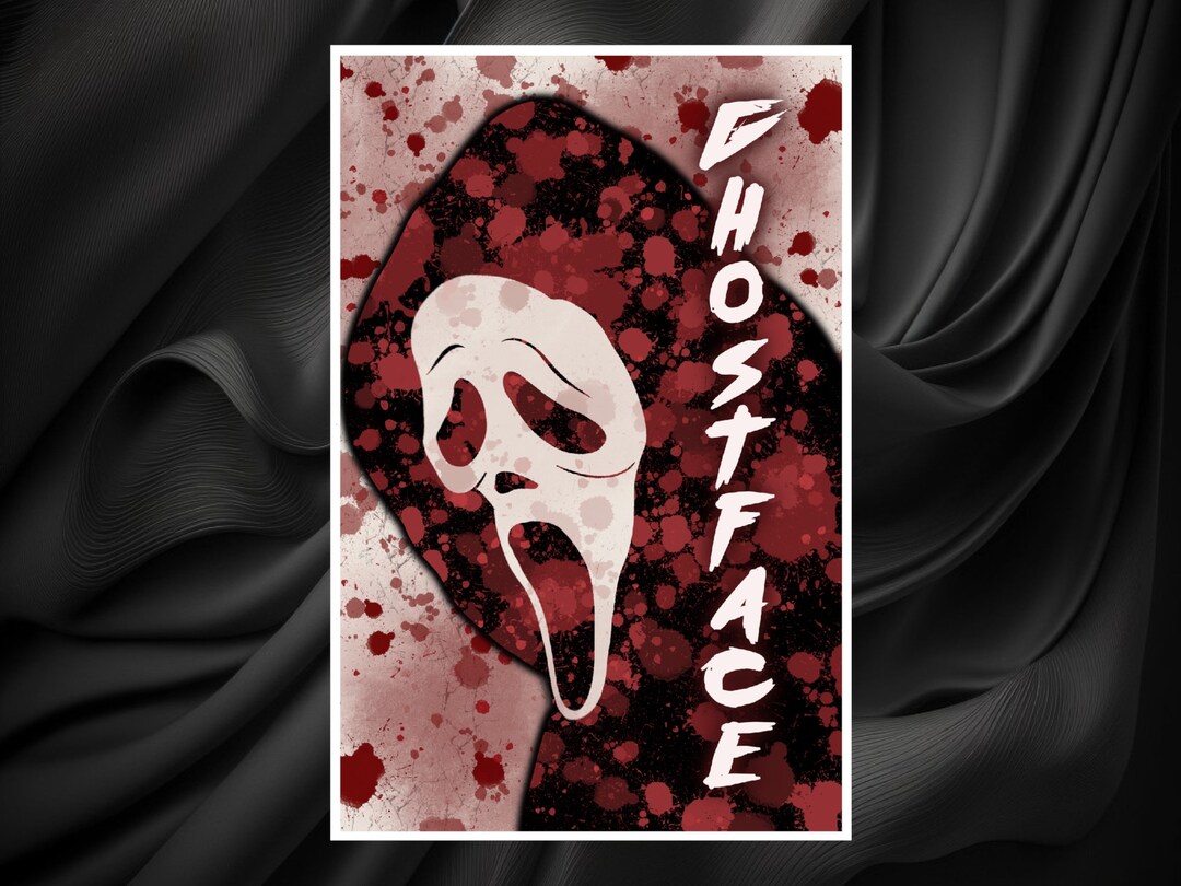 Ghostface 11x17 Print Unframed - Etsy