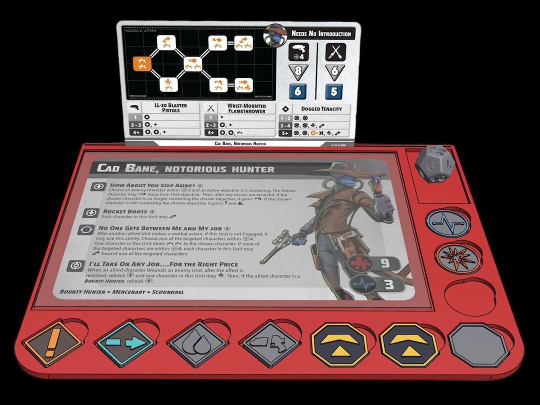 Star Wars Shatterpoint - Unit Tray With Tokens (digital STL File ...