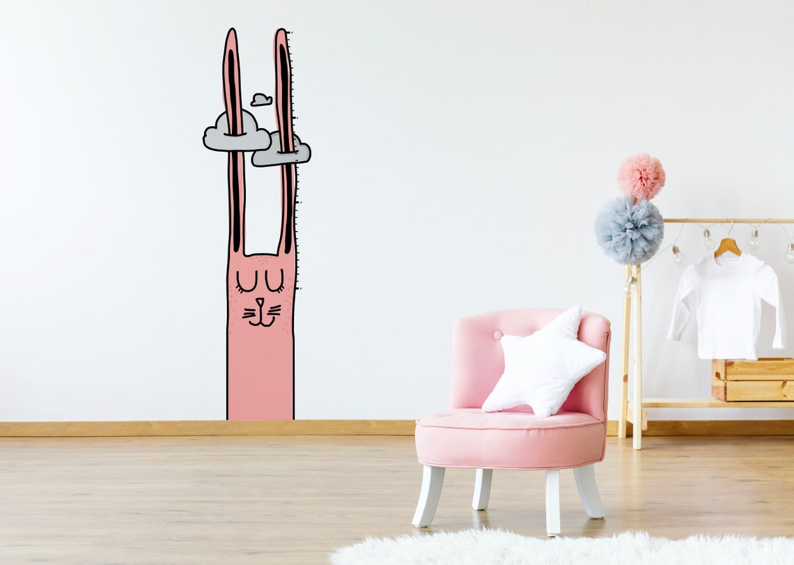 Personalized Bunny Growth Chart. Rabbit Height Chart for Kids. | Etsy